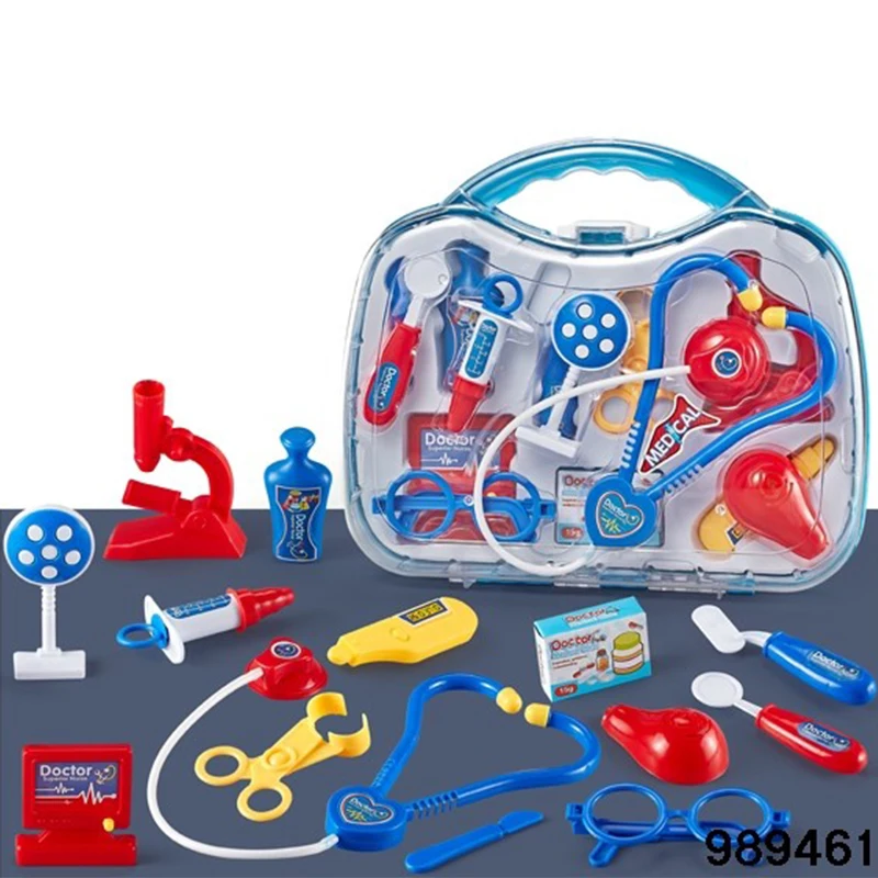 Children Pretend Play Toys Set Kids Portable Doctor Nurse Suitcase ...