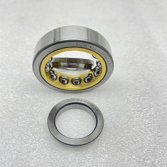 QJ 222 N2MA Four Point Contact Ball Bearing QJ222 Brass Retainer ...