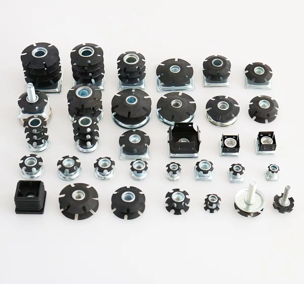 Factory Direct M6 M8 1/4 Stainless Steel square Tube Insert Threaded ...
