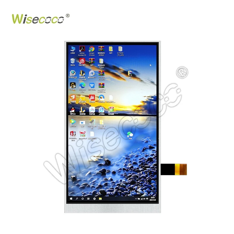 Wisecoco Mipi Mcu Rgb Spi Lvds Hd-mi Interface 2.4 2.8 3 3.5 5 5.5 7 10.1 12.9 Inch Tft Lcd 5 ...