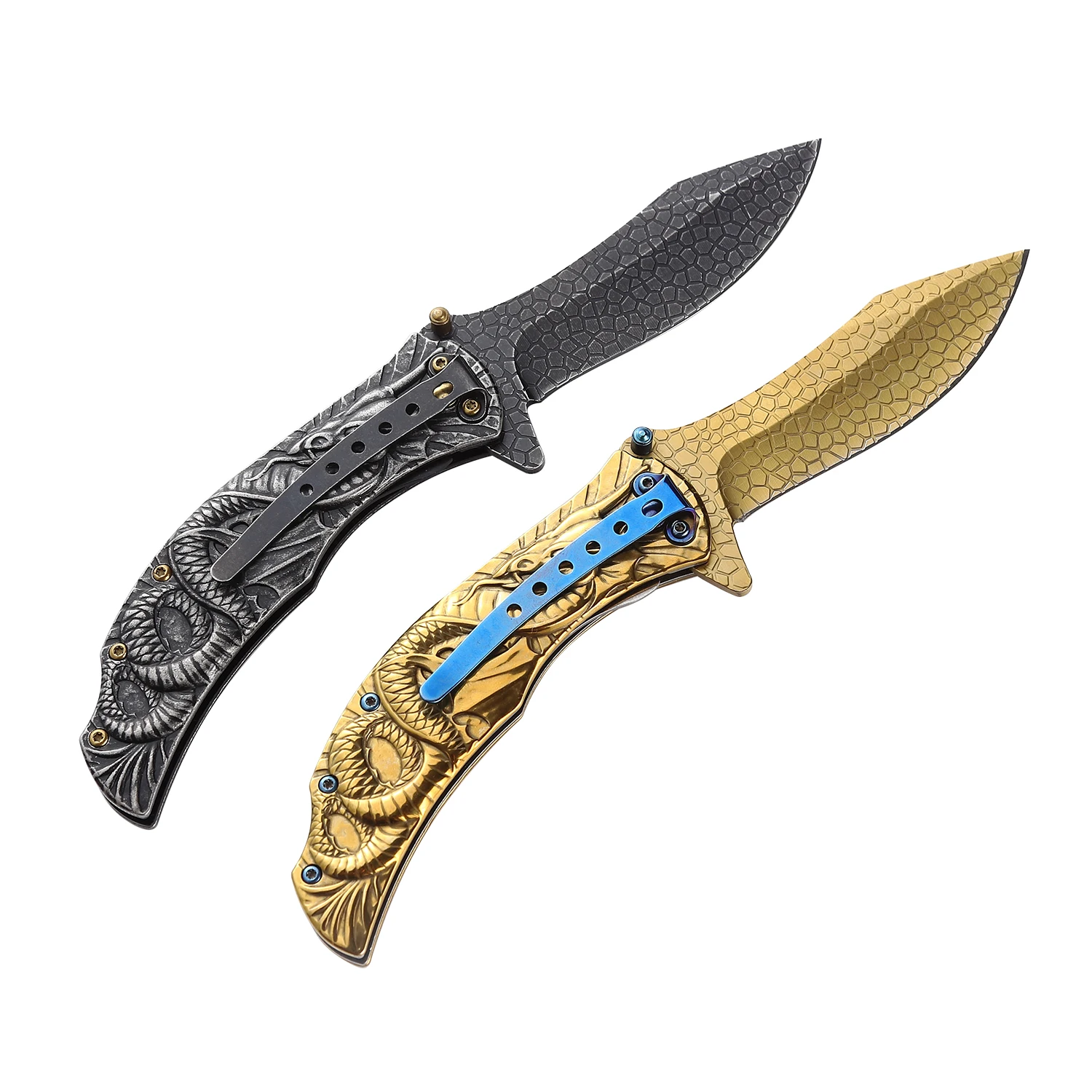 Wholesale Dragon Snake Folding Knife - Portable Self Defense