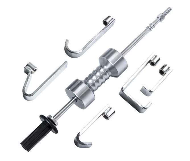 Auto body work repair set puller slide hammer with hook for car dent ...