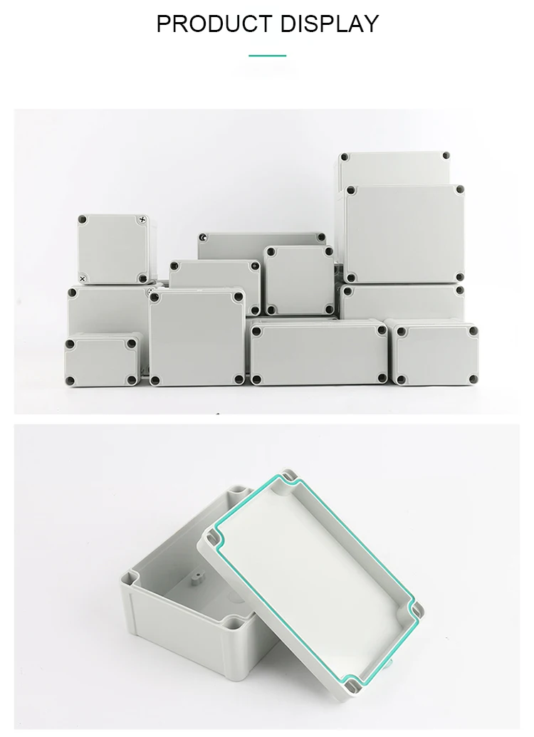 Waterproof ABS Plastic Electronic Enclosure Box Junction Distribution ...