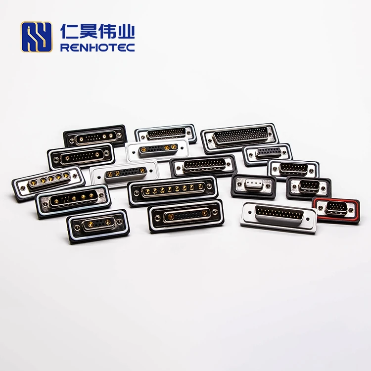 Straight Female Pins Db7w2 7w2 D Sub D-sub Connector 40a For Pcb Mount ...