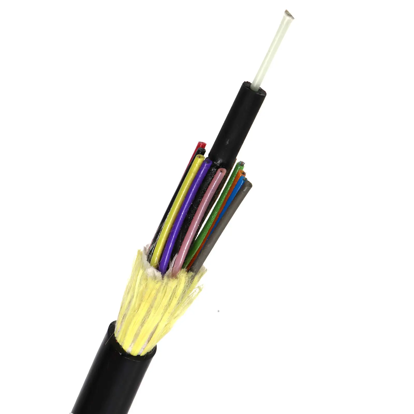 Outdoor aerial fiber drop cable 4 6 8 10 12 24 48 96 144 core G657A ...