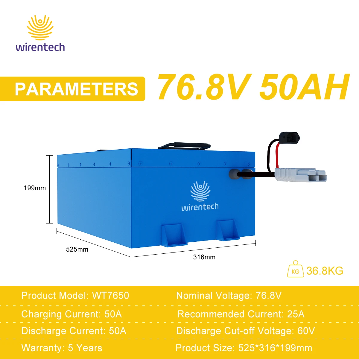 60v 76v 72v 50ah Tricycle Electric Bike 3 Wheel Battery Batterie ...