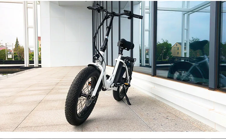 Usa Warehouse Powerful 20 Inch Fat Tire Folding E Bike Electric Bicycle ...