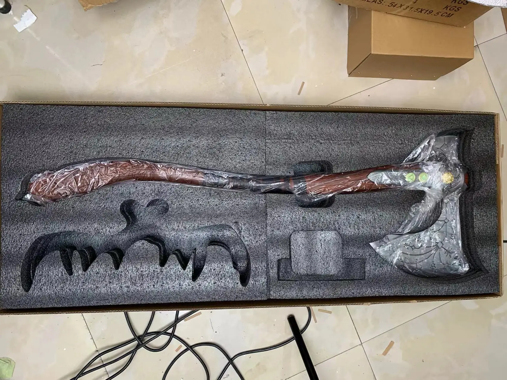 God Of War Cosplay Prop Kratos Leviathan Axe 103cm 8.2kg - Buy God Of War,Leviathan Axe,Cosplay ...
