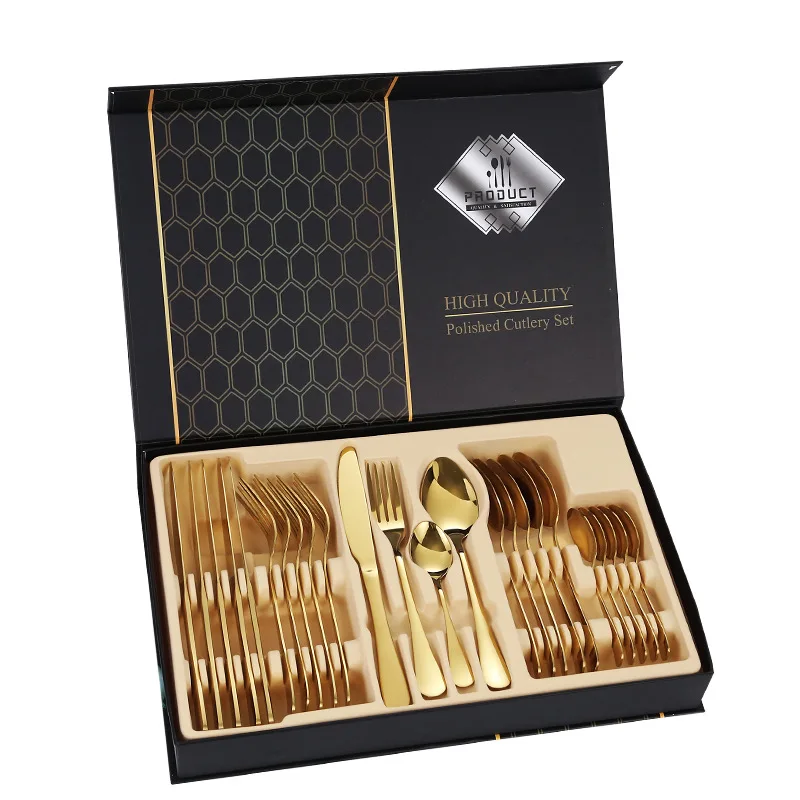 Customization LOGO Stainless Steel Cutlery Set for Weddings