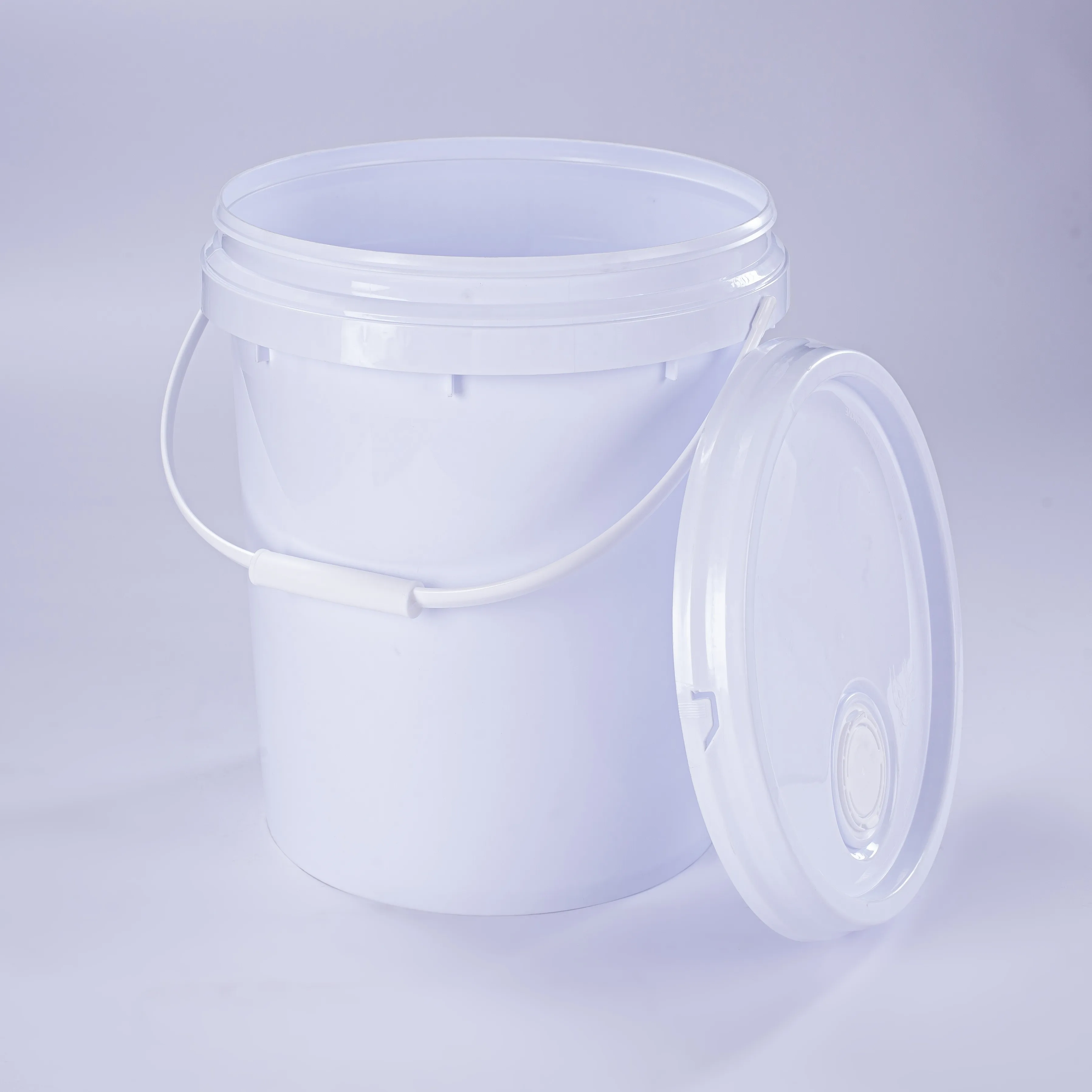20L Plastic Bucket Lube Oil Drum Paint Bucket 5 Gallon Buckets with ...
