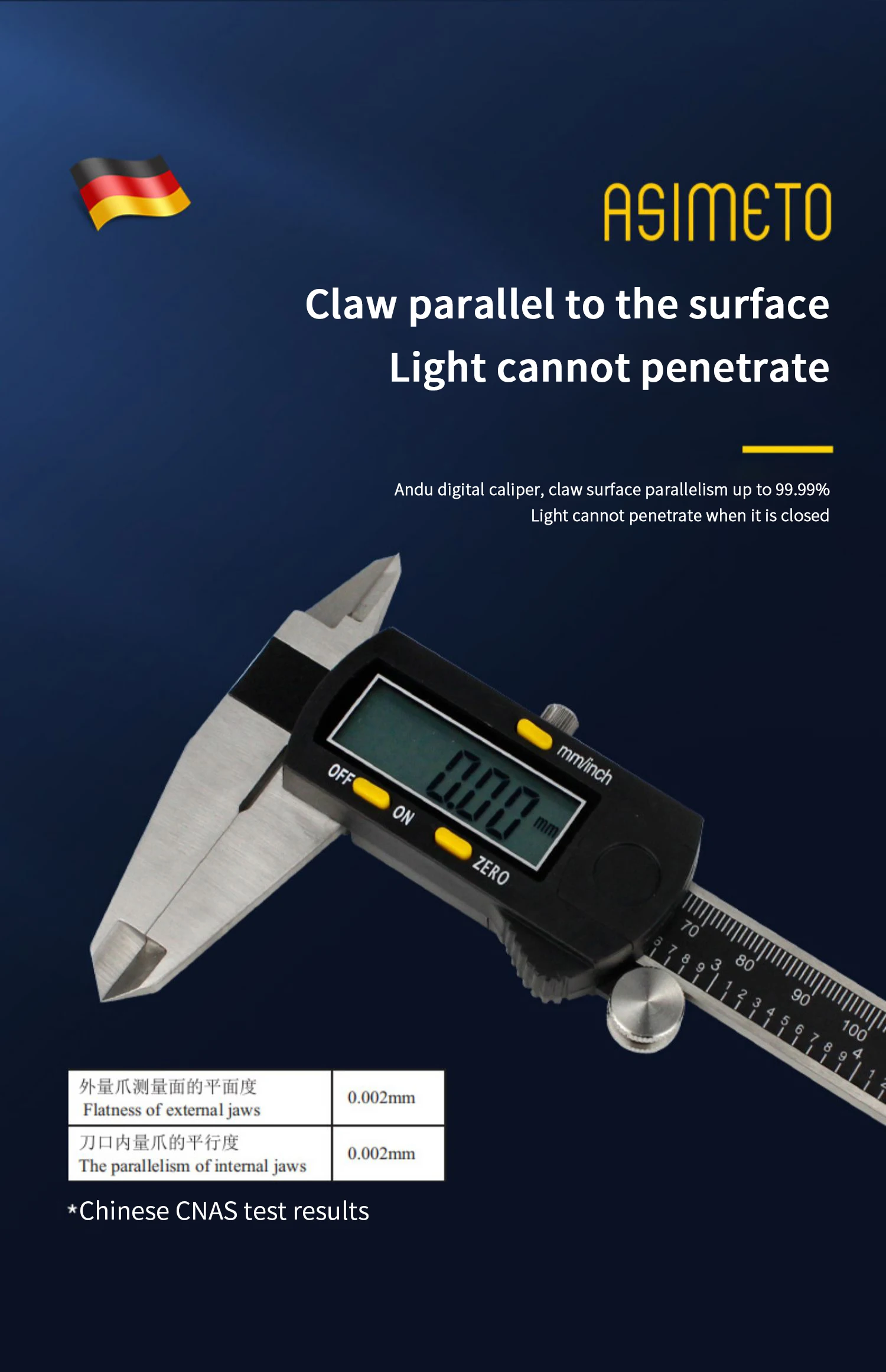 High Precision And Accurate Mitutoyo 8 Digital Caliper With Waterproof ...