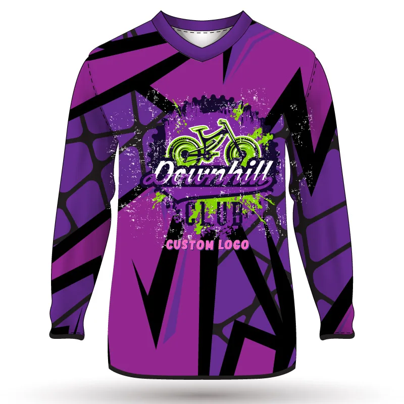 Custom BMX Uniform Designs - Long Sleeve Sublimated Jersey