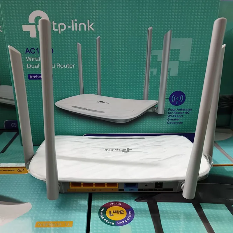 Brand New English Version 4 Antennas Dual Bands 1200mbps 5*rj45 Ports ...