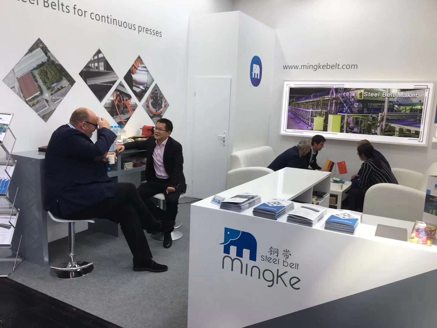 Mingke AT1200 Steel Belt Resin Pastillating Machine Belt Chinese Belt ...