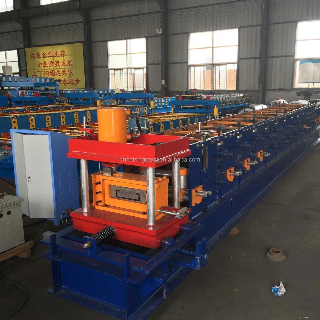 Galvanized C Profile Rolled Steel C Channel Purlin Metal Automatic Roll ...