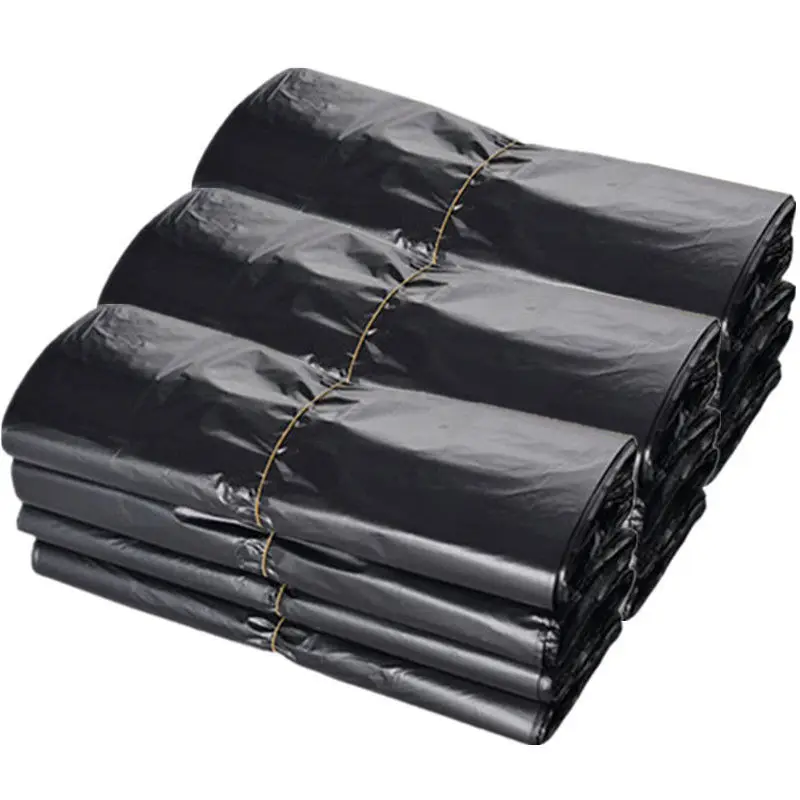 Factory Customization Big Trash Bag Heavy Duty Plastic Black Bin Bags ...