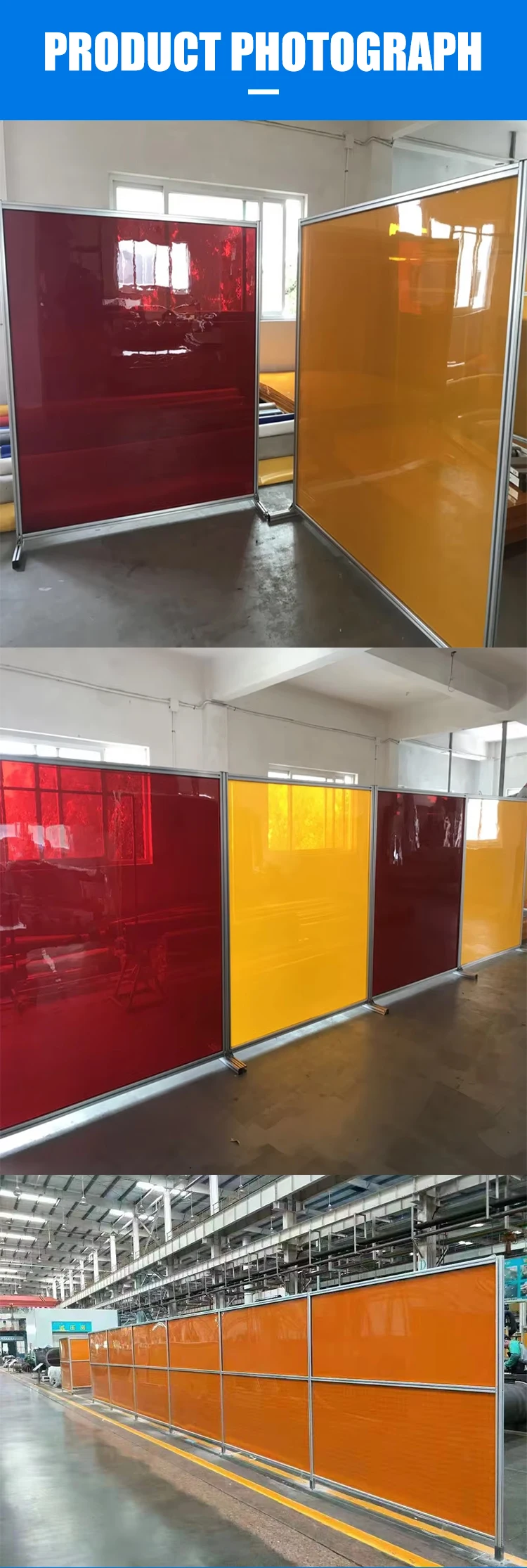 Antiflaming PVC Curtain Walls for Welding Protection for Factories and ...