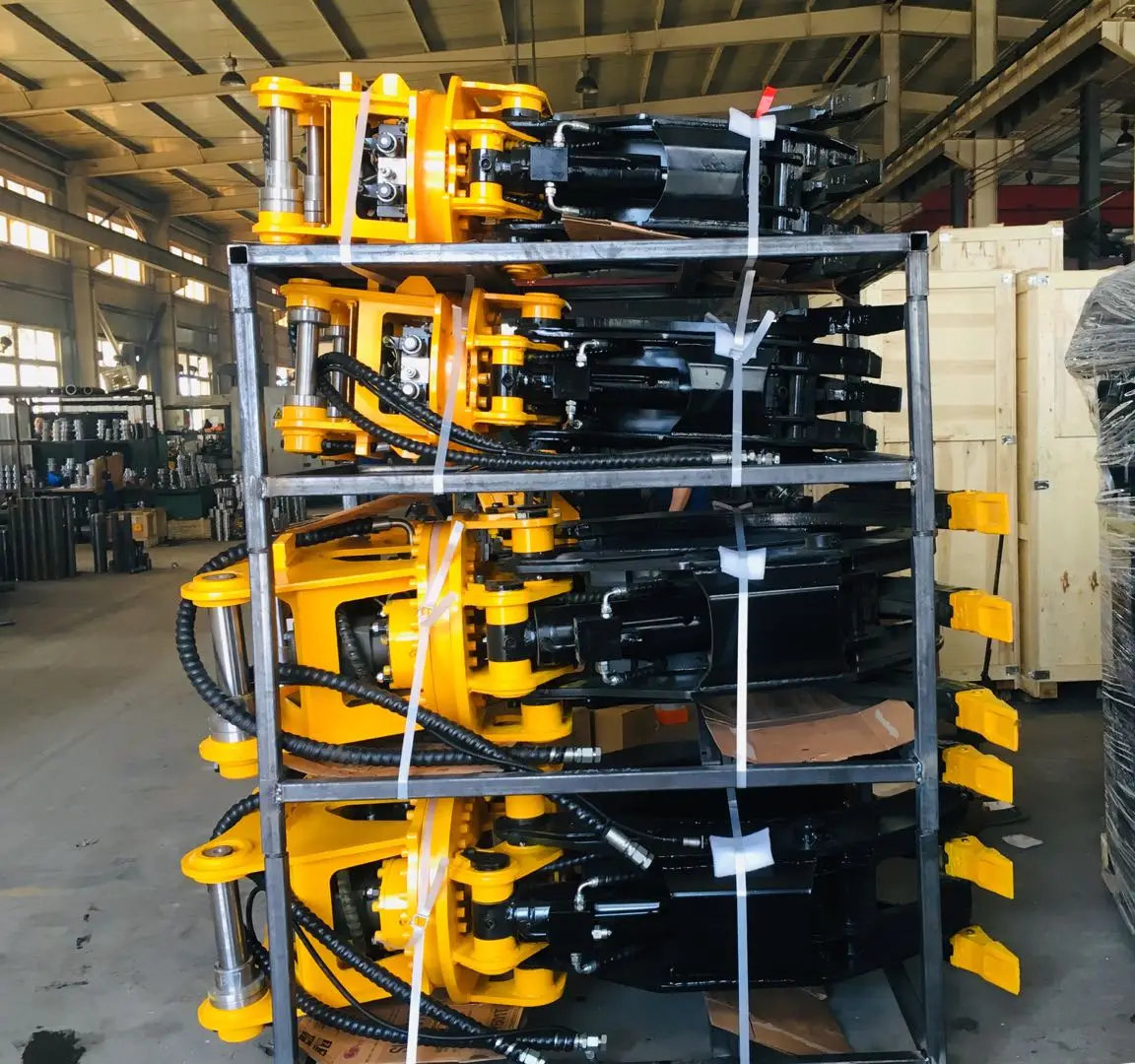 Rotating Log Grab Excavator Attachment - Durable & Versatile