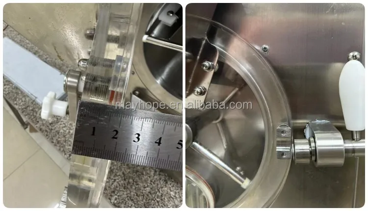 MAYJESSIE Table Top Batch Freezer/gelato Machine/hard Ice Cream Machine ...