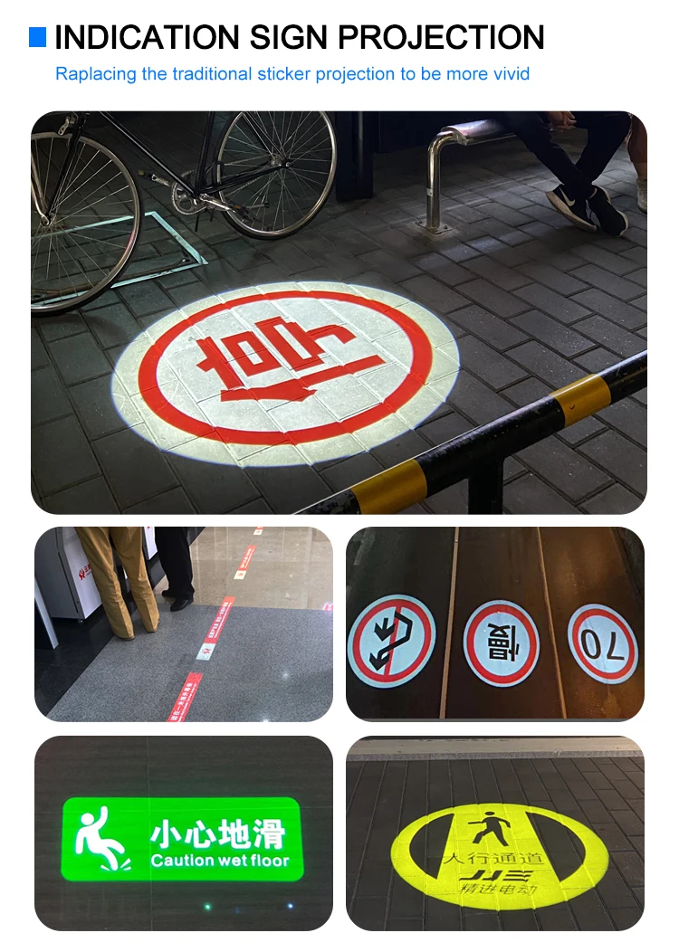 Track Gobo Projector 25 W - Customized Patterns for Ads