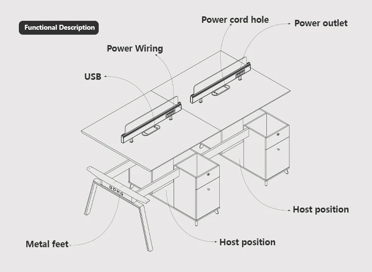 Modular Office Workstations - Extendable & Adjustable Desks
