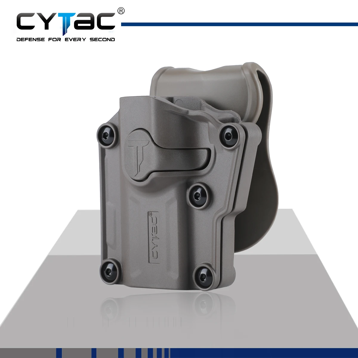 Cytac Fde Color Universal Holster Polymer Tactical Gun Holster Mega-fit ...