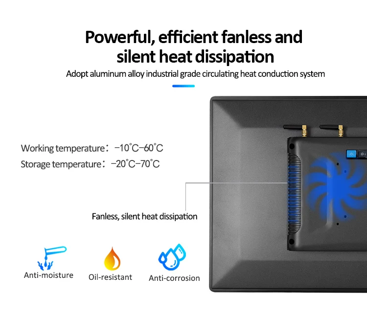 Marine IP65 Waterproof 21.5 Inch 1000 Nits Outdoor LCD Touch Screen ...