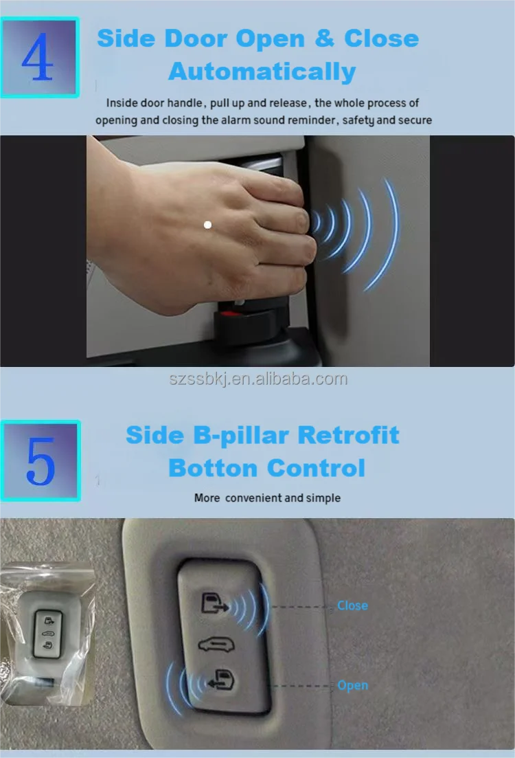 Toyota Hiace Minivan Electric Middle Car Door - 24 Month Warranty