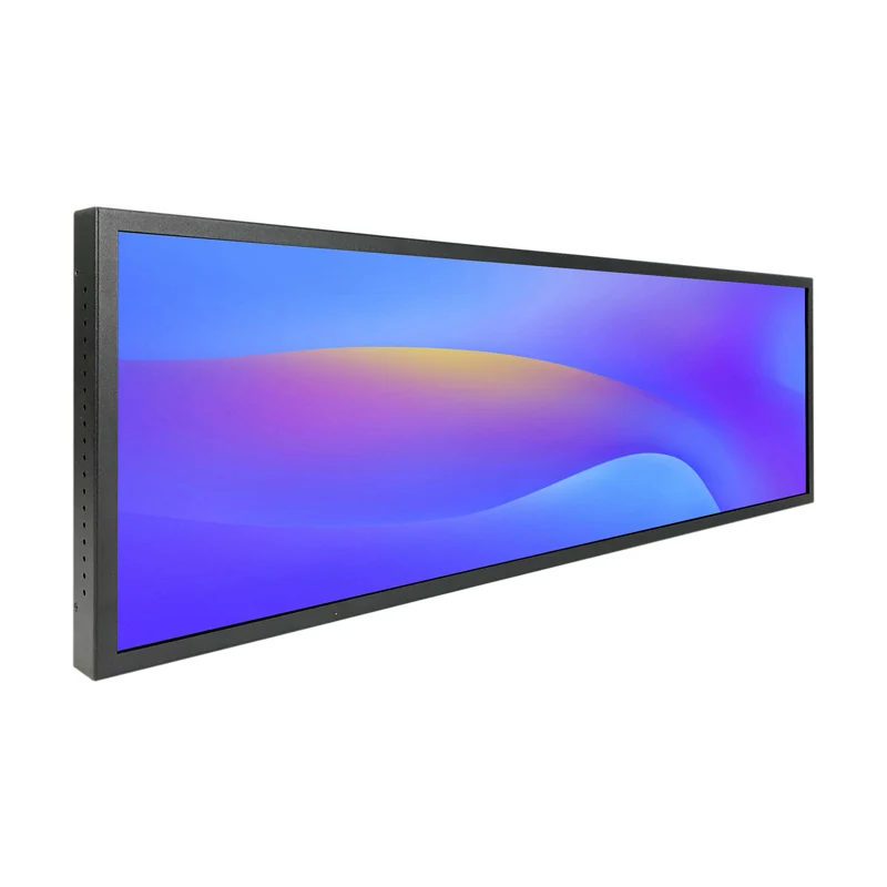 28.6 Inch Ultra Wide Shelf Edge Advertising Digital Signage Monitor ...
