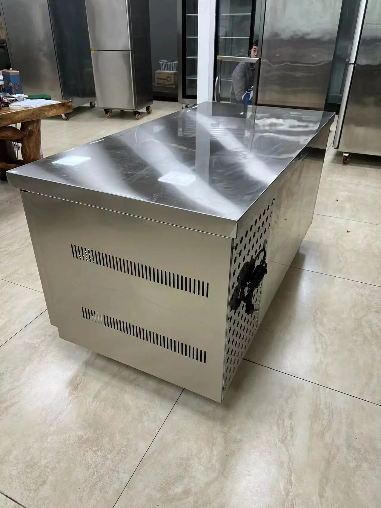 Worktop Freezer Working Table Fridge Workbench Refrigerator Equipment ...