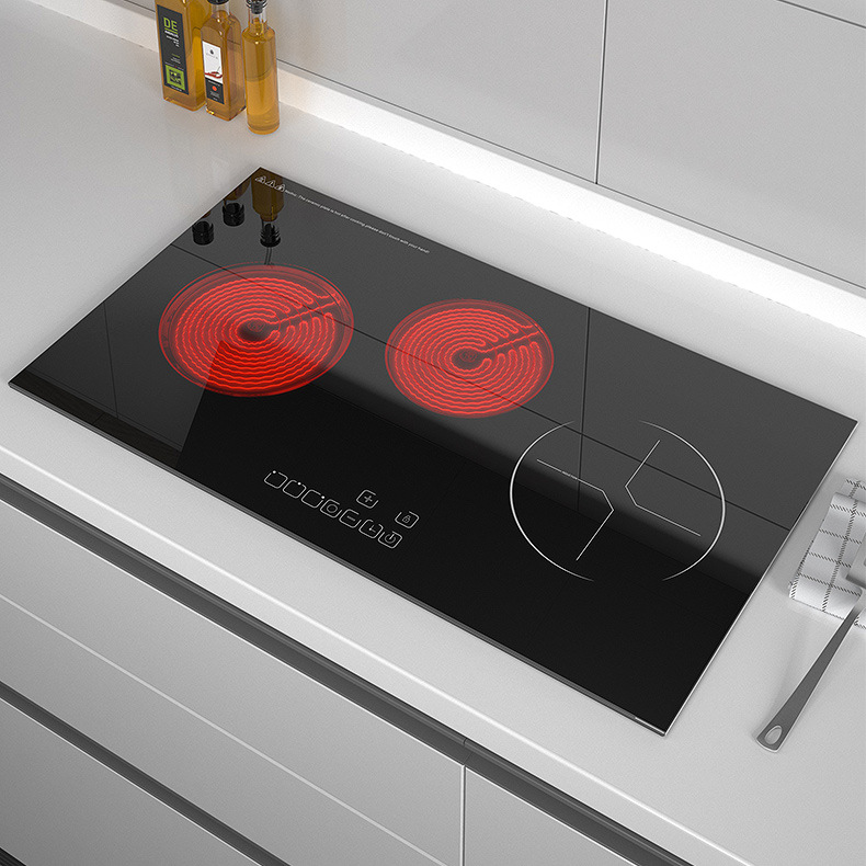 Built-in 3-Burner Induction Cooker Electric Stove