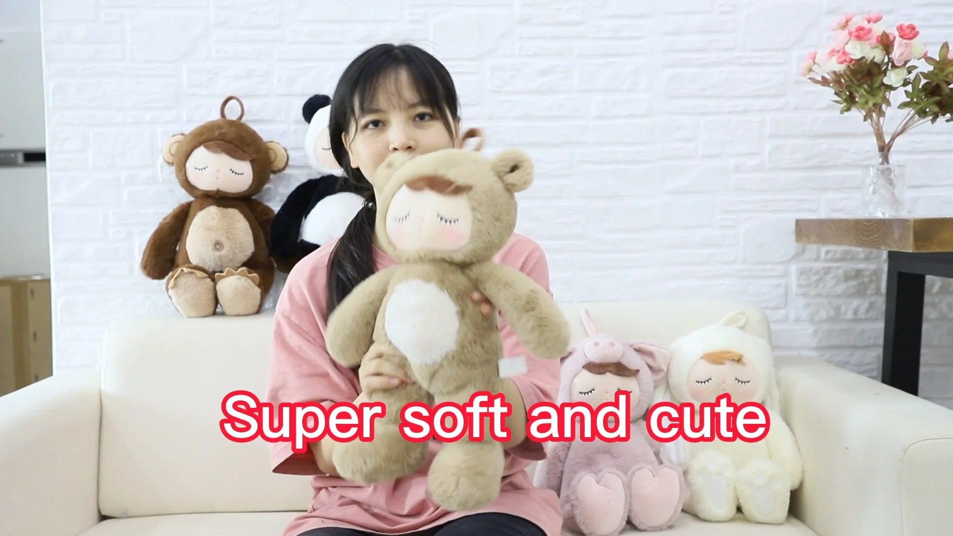 Boneca Metoo Original Bear Stuffed Animal Toys Plush Doll Toys Rabbit ...