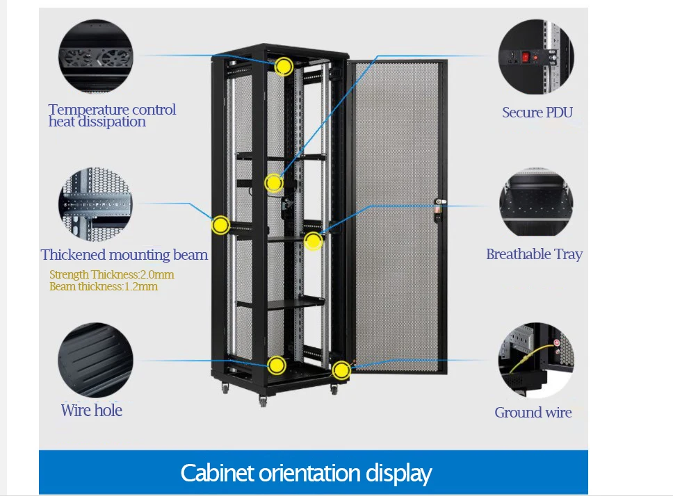 42U Rack Server Cabinet - Secure and Efficient Storage