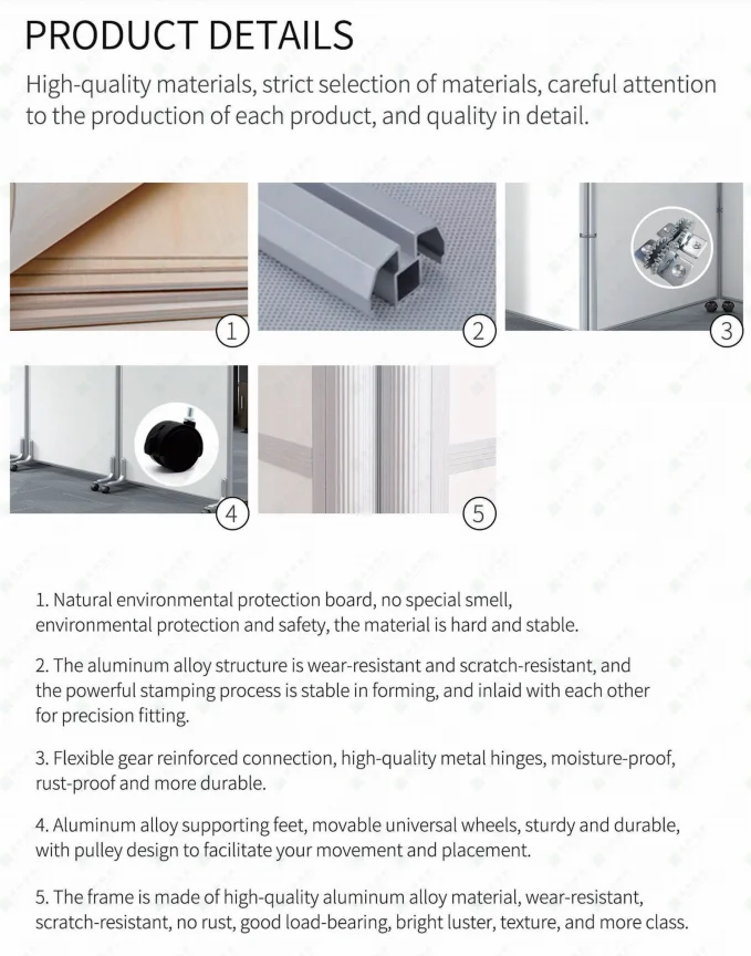 Activity Wheel Fold Partition Divider For Office - Buy Portable Office ...