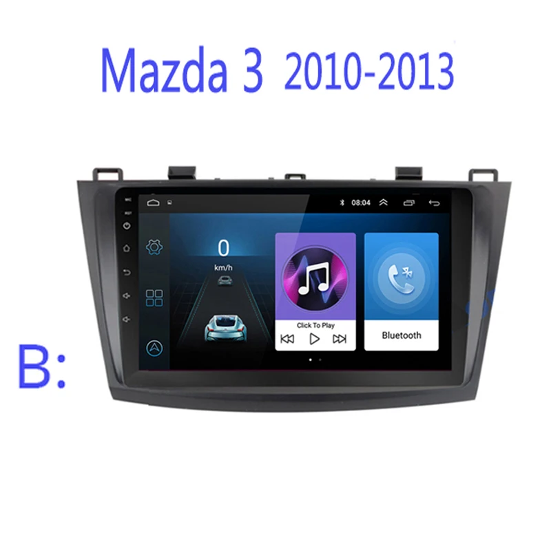 9 Inch Fascias For Mazda 3 2009-2013 Car Radio Android Stereo Mp5 ...