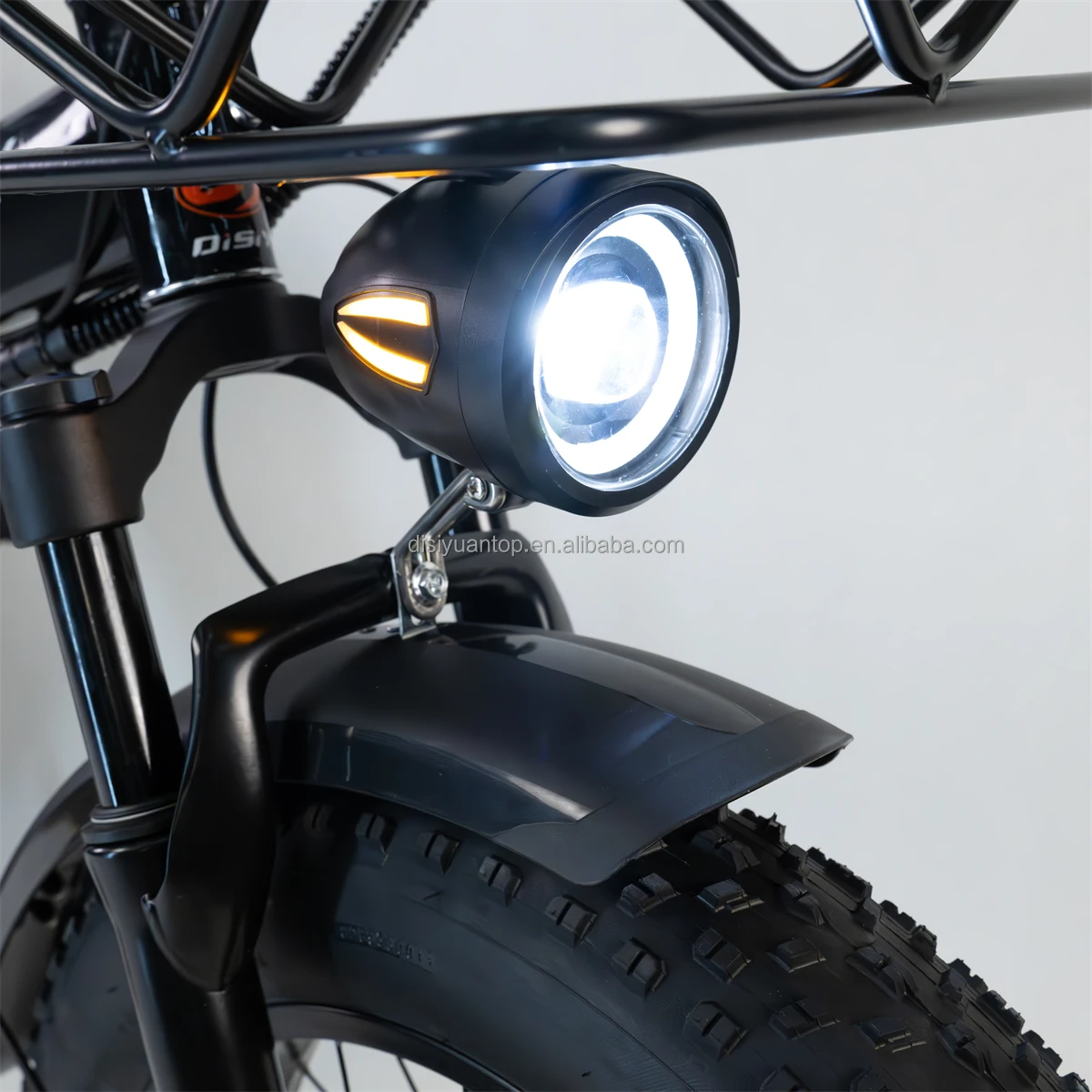 EU Stock DSY F01 20" Electric Fat Tire Folding Bike, 500W Motor, 48V Battery, Hydraulic Disc ...