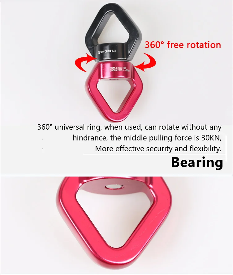 Swing Swivel 30KN Breaking Strength 360 Safest Rotational Device ...