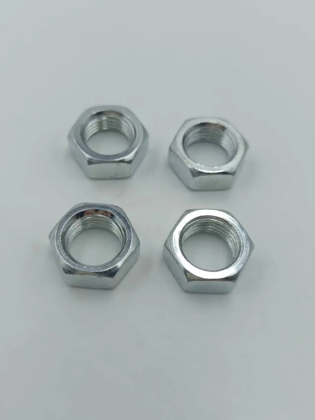 Wholesale M6 M8 M10 Zinc Plated Hex Thin Teeth Nuts Galvanized Standard ...
