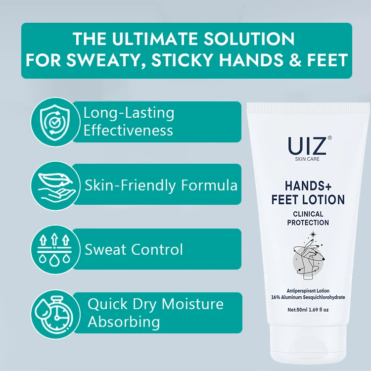 Hand & Feet Antiperspirant Lotion Anti Perspirant Deodorant Foot Hand ...