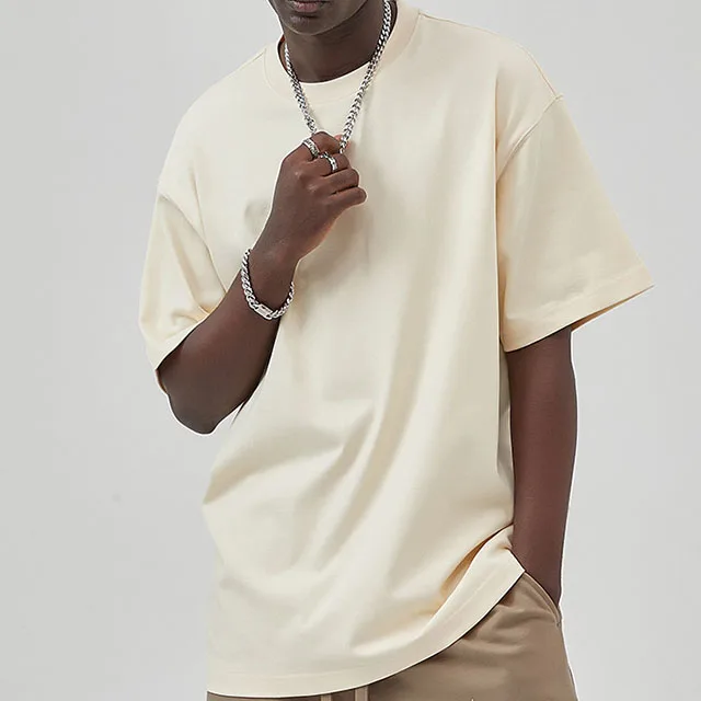 300 Grams Wholesale 100% Heavyweight Cotton Blank t Shirt Custom Plain ...