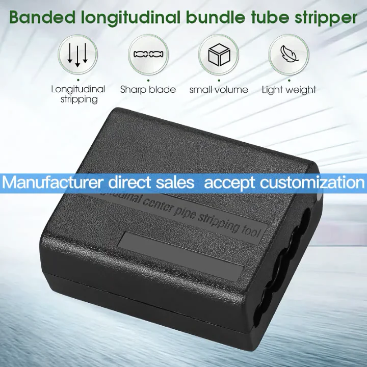 Ftth Fiber Loose Tube Slitter Tool Longitudinal Center Pipe Stripping ...