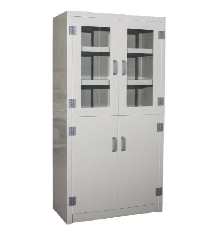 Customized Lab Chemical Reagent Storage Cabinet with Glass Doors