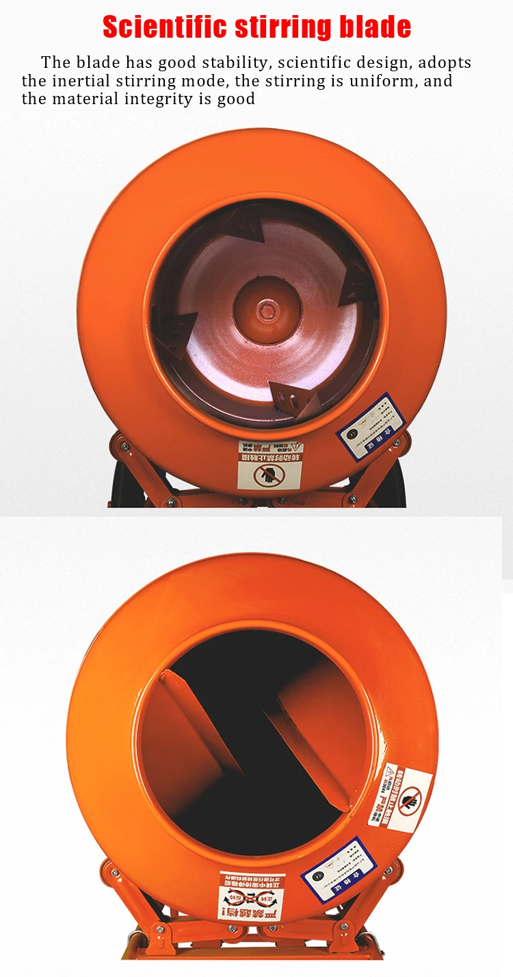 Portable Small Concrete Mixers For Construction 500l Mobile Diesel ...