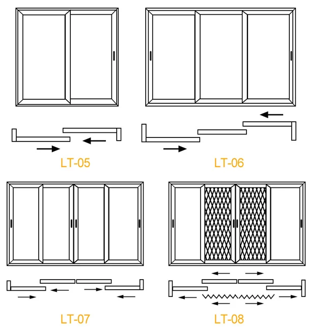 Aluminum Sliding Windows - Durable Double Glass Solutions