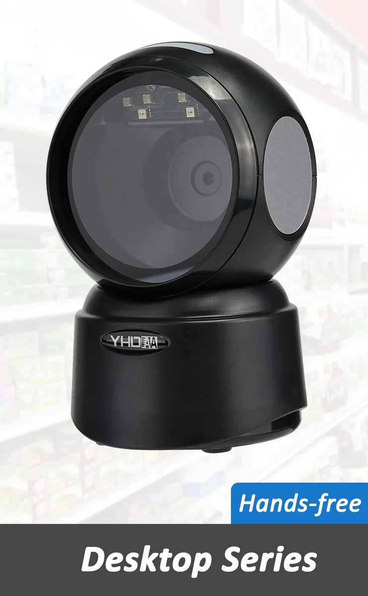 YHD-9600D High Speed Barcode Scanner - 360° Omnidirectional