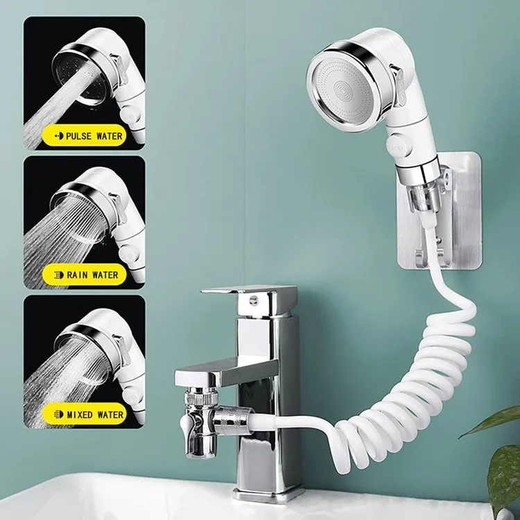 External Shampoo Shower Fitting External Shower Handheld Telescopic ...
