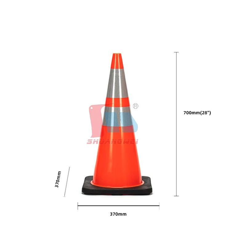 26 Years Production Experience 700mm 28inch Road Safety Traffic Pylon ...
