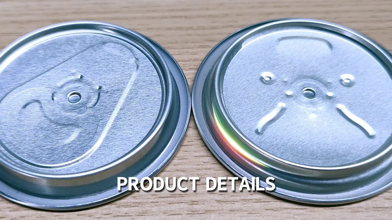 Color 200# 202# 206# Sot Prt Aluminum Can Lids With Carving Wards And ...