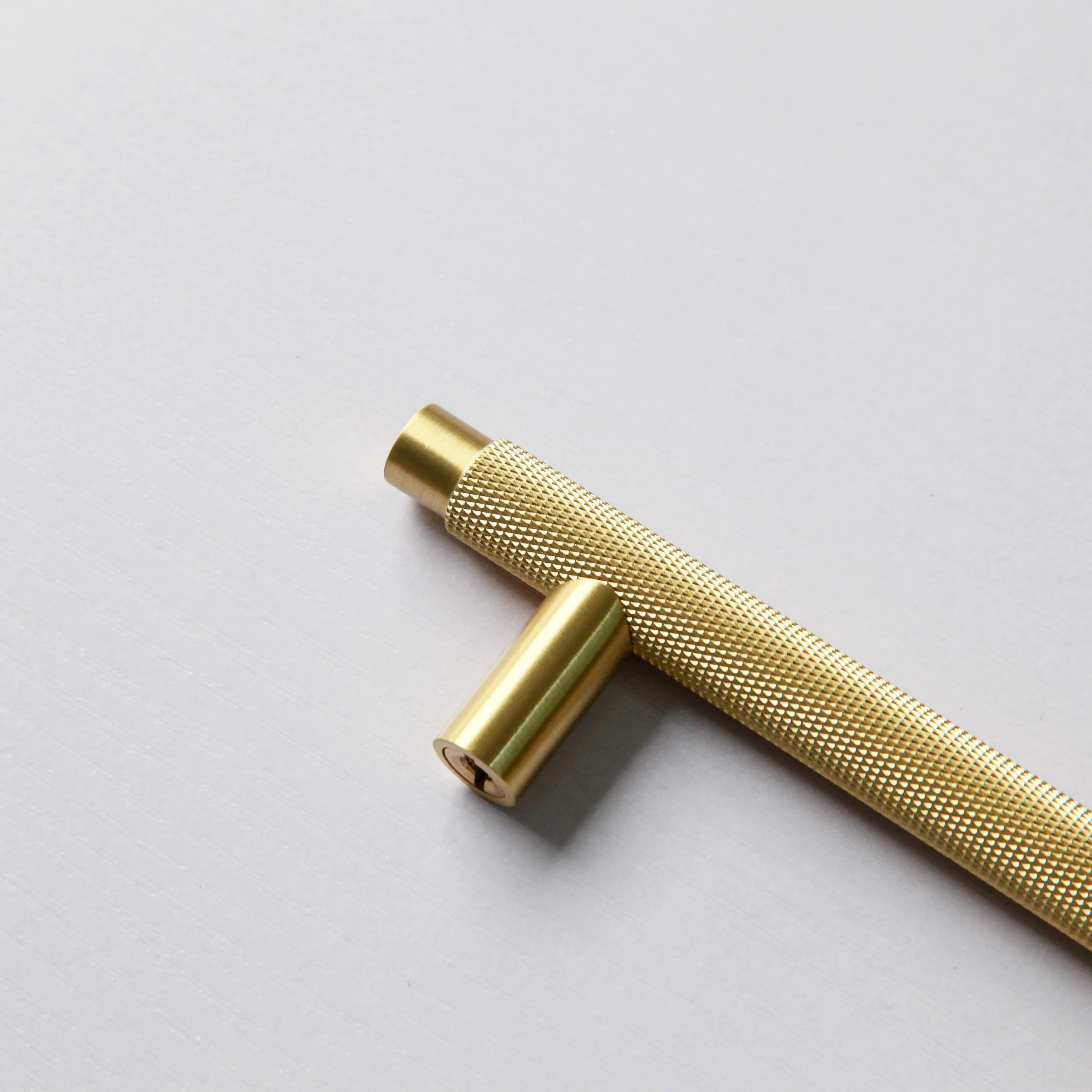 Luxury Knurling Brass Cabinet Handle For Kitchen Bedroom Custom Multi ...