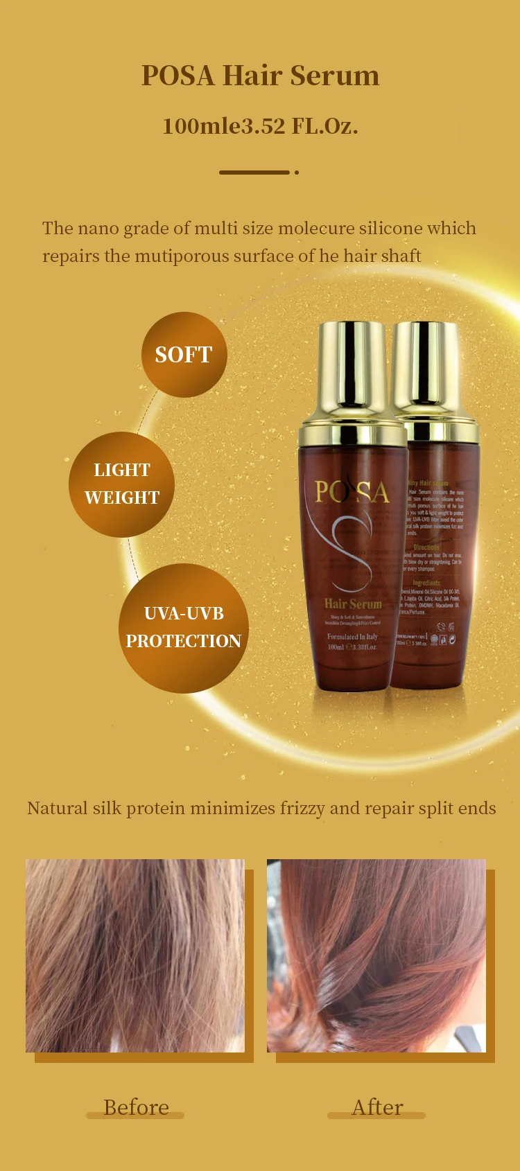 Wholesale POSA Shampoo - Anti Hair Loss & Dandruff